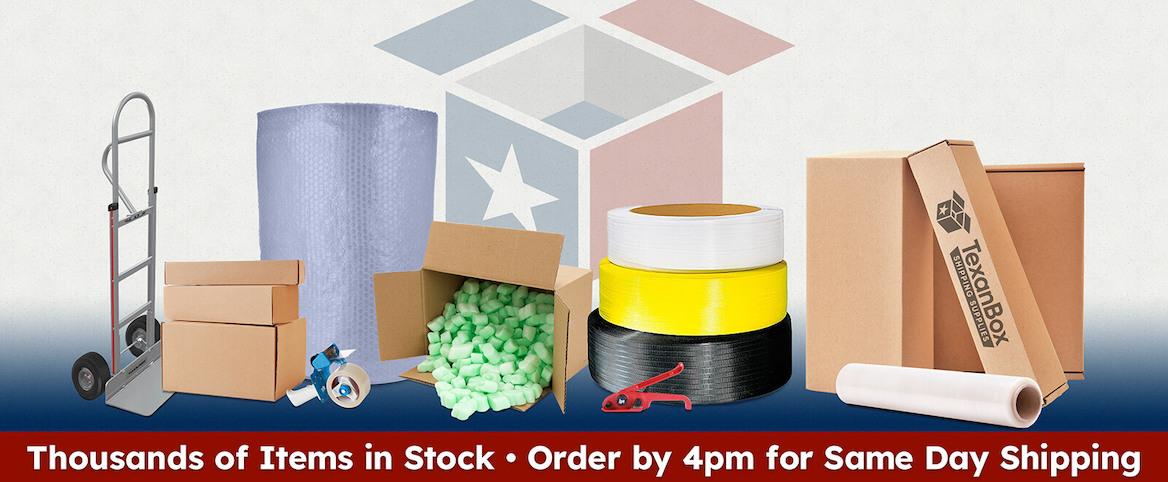 Wholesale Packaging Supply Store Austin |Moving & Shipping Boxes | TexanBox