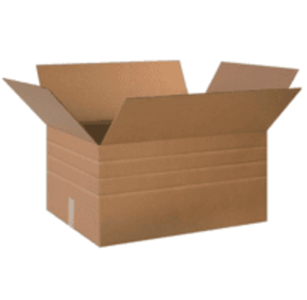 30" x 30" x 15" Variable Depth Corrugated Box | TexanBox