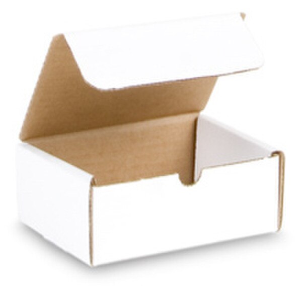3" x 2" x 2" White Corrugated Mailer | TexanBox