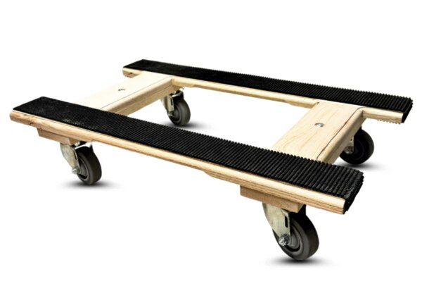 4 Wheel Extra Long Hardwood Dolly | TexanBox