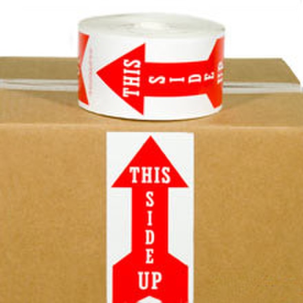 This Side Up' Label 3" x 7" | TexanBox
